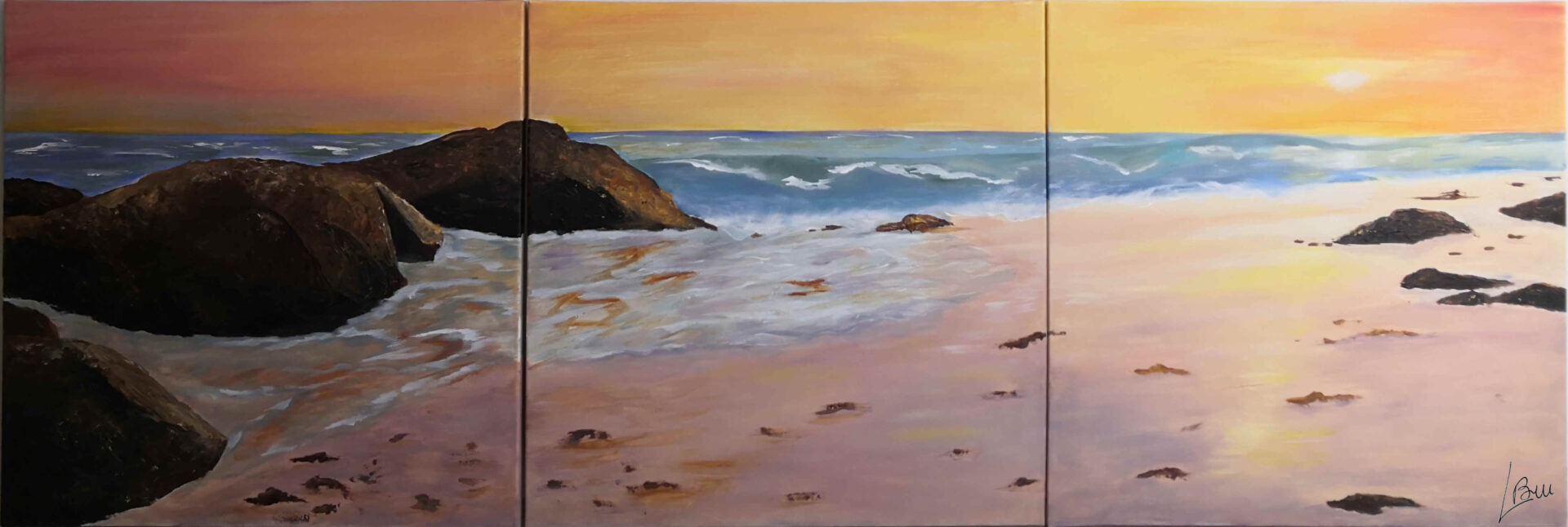 Peinture décorative sur toile